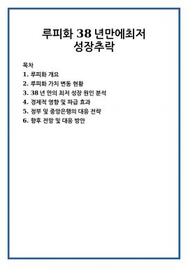 루피화 38년만에최저 성장추락-1페이지