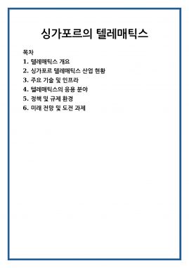 싱가포르의 텔레매틱스-1페이지