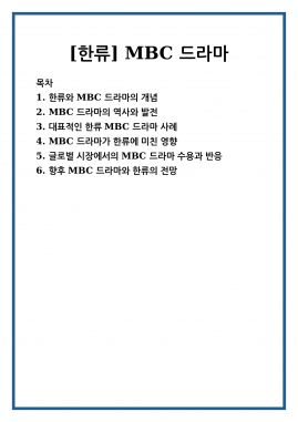 [한류] MBC 드라마-1페이지