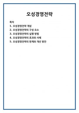 오성경영전략-1페이지