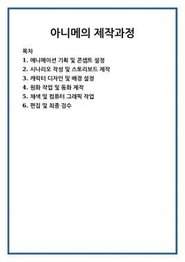 아니메의 제작과정-1페이지