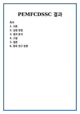 PEMFCDSSC 결과 레포트 자료-1페이지