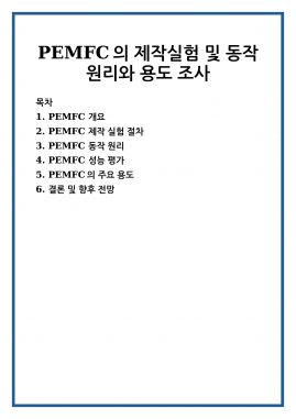 PEMFC의 제작실험 및 동작 원리와 용도 조사-1페이지