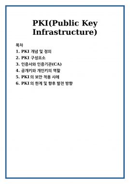 PKI(Public Key Infrastructure)-1페이지