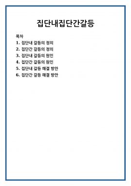 집단내집단간갈등-1페이지