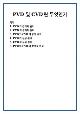 PVD 및 CVD란 무엇인가-1페이지
