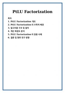 PtLU Factorization-1페이지