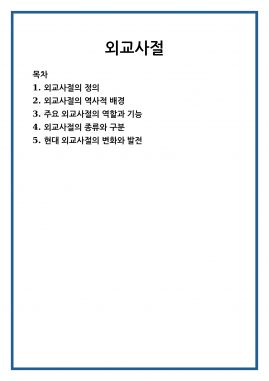 외교사절 레포트 자료-1페이지