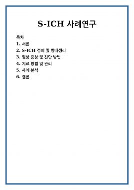 S-ICH 사례연구-1페이지