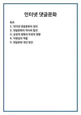 인터넷 댓글문화-1페이지