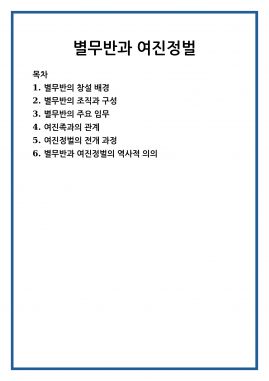 별무반과 여진정벌-1페이지