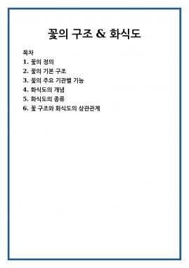꽃의 구조 & 화식도-1페이지