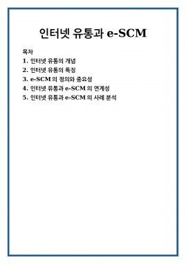 인터넷 유통과 e-SCM-1페이지