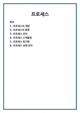 프로세스 레포트 자료-1페이지