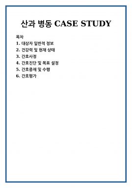 산과 병동 CASE STUDY-1페이지