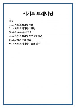 서키트 트레이닝-1페이지