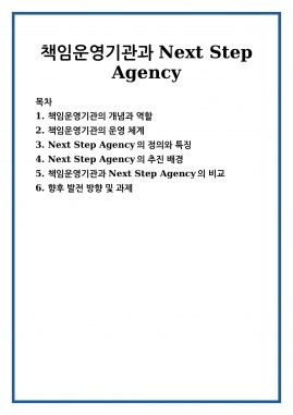 책임운영기관과 Next Step Agency-1페이지
