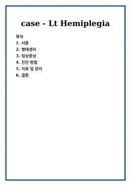 case - Lt Hemiplegia-1페이지