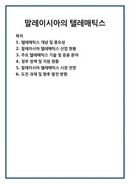 말레이시아의 텔레매틱스-1페이지