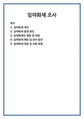 임야화재 조사-1페이지