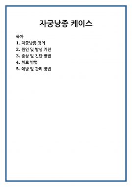 자궁낭종 케이스-1페이지