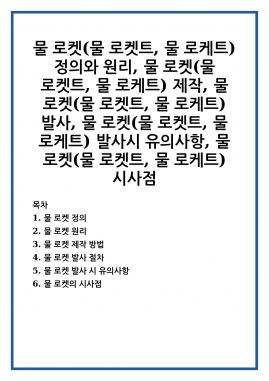 물 로켓(물 로켓트, 물 로케트) 정의와 원리, 물 로켓(물 로켓트, 물 로케트) 제작, 물 로켓(물 로켓트, 물 로케트) 발사, 물 로켓(물 로켓트, 물 로케트) 발사시 유의사항, 물 로켓(물 로켓트, 물 로케트) 시사점-1페이지