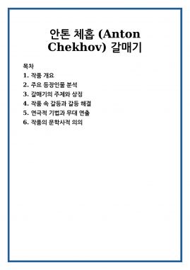 안톤 체홉 (Anton Chekhov) 갈매기-1페이지