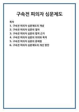 구속전 피의자 심문제도-1페이지