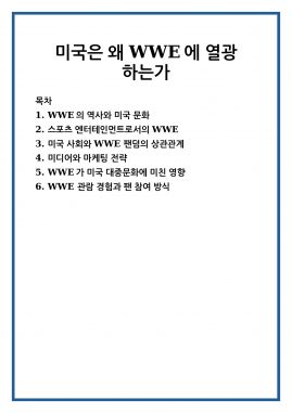 미국은 왜 WWE에 열광 하는가-1페이지