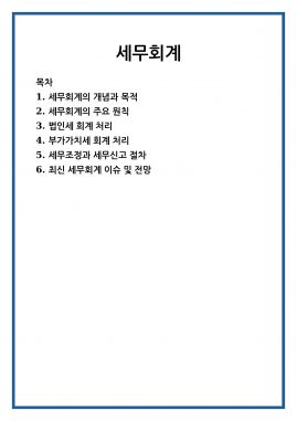 세무회계 레포트 자료-1페이지