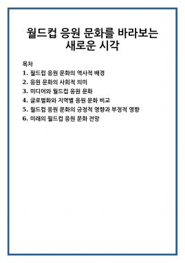 월드컵 응원 문화를 바라보는 새로운 시각-1페이지