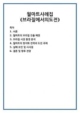월마트사례집(브라질에서의도전)-1페이지