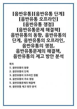 [음반유통][음반유통 단계][음반유통 오프라인][음반유통 쟁점][음반유통문제 해결책]음반유통의 동향, 음반유통의 단계, 음반유통의 오프라인, 음반유통의 쟁점, 음반유통문제의 해결책, 음반유통의 제고 방안 분석-1페이지