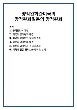 양적완화란미국의 양적완화일본의 양적완화-1페이지