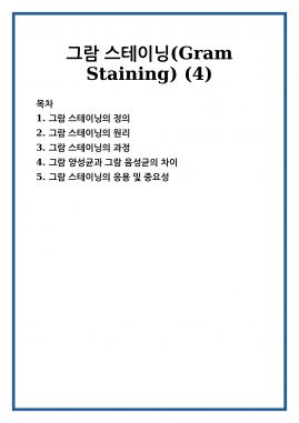 그람 스테이닝(Gram Staining) (4)-1페이지