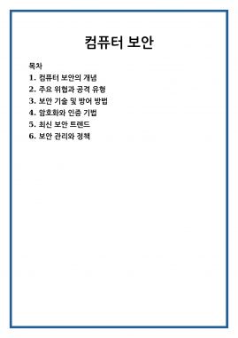 컴퓨터 보안 레포트 자료-1페이지