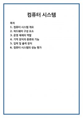 컴퓨터 시스템-1페이지