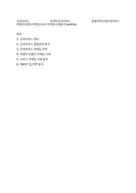 굿네이버스 마케팅굿네이버스 경영전략사례굿네이버스 비영리브랜드마케팅서비스마케팅사례분석swotstp-1페이지
