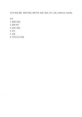 강교의 용접 결함 - 불완전 용입, 용해 부족, 슬래그 함유, 공극, 균열, undercut, overlap-1페이지