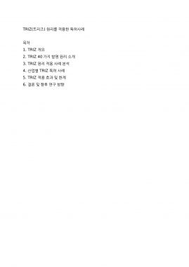 TRIZ(트리즈) 원리를 적용한 특허사례-1페이지