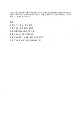 [일본 산업][조선산업]일본의 조선산업, 일본의 항공산업, 일본의 IT산업(정보기술산업), 일본의 에너지산업, 일본의 애니메이션산업, 일본의 영화산업, 일본의 방송산업, 일본의 유통산업, 일본의 원자력산업-1페이지