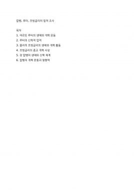 칼뱅, 루터, 쯔빙글리의 업적 조사-1페이지
