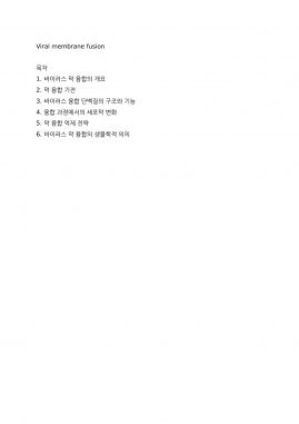 Viral membrane fusion-1페이지