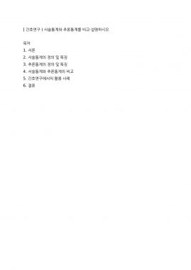 [ 간호연구 ) 서술통계와 추론통계를 비교·설명하시오-1페이지