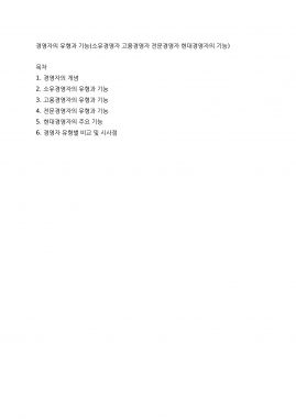 경영자의 유형과 기능(소유경영자 고용경영자 전문경영자 현대경영자의 기능)-1페이지