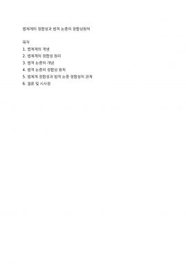 법체계의 정합성과 법적 논증의 정합성원칙-1페이지