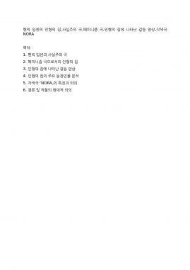 헨릭 입센의 인형의 집,사실주의 극,페미니즘 극,인형의 집에 나타난 갈등 양상,각색극 NORA-1페이지