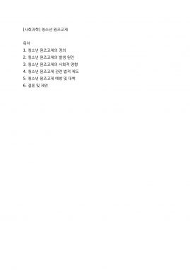 [사회과학] 청소년 원조교제-1페이지