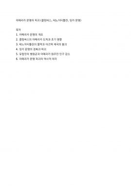 아메리카 문명의 파괴 (콜럼버스, 테노치티틀란, 잉카 문명)-1페이지