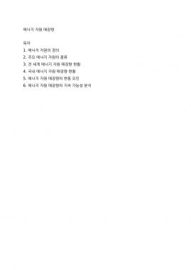 에너지 자원 매장량-1페이지